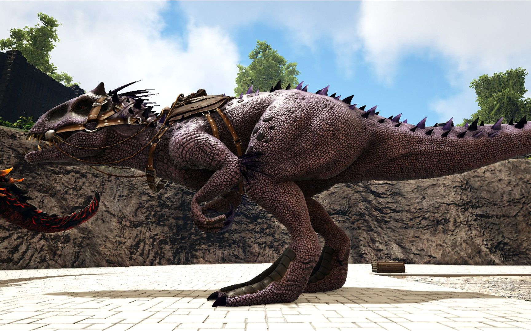 【卡乐】方舟起源重生23,小暴虐龙长大了,制作精英帽子!_方舟生存进化