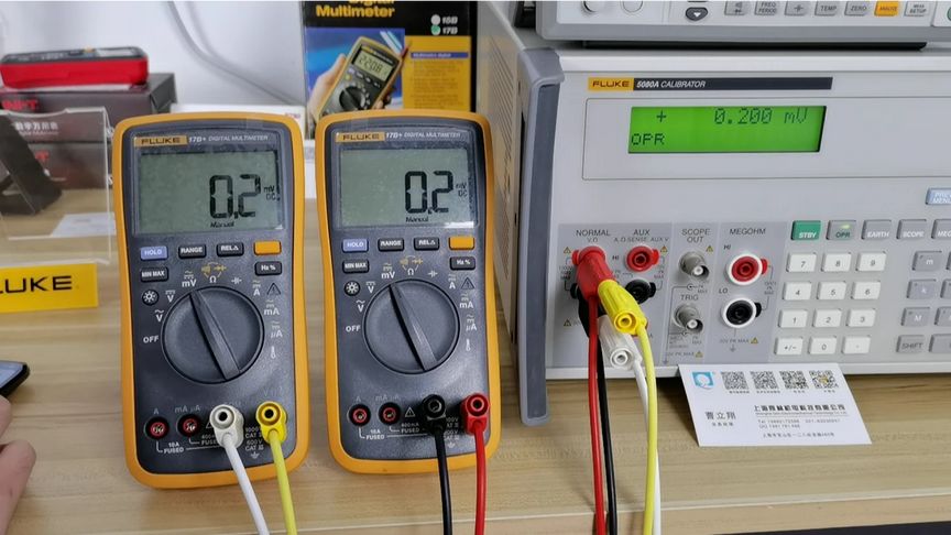 FLUKE福禄克17B+万用表测4-20mA电流1mV下电压