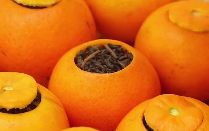 古法柑普茶制作,闲时来杯,喝出好气色