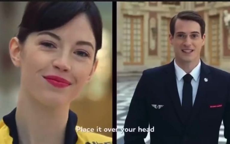 法航最新发布的起飞安全视频,艺术、浪漫与飞行安全的完美融合