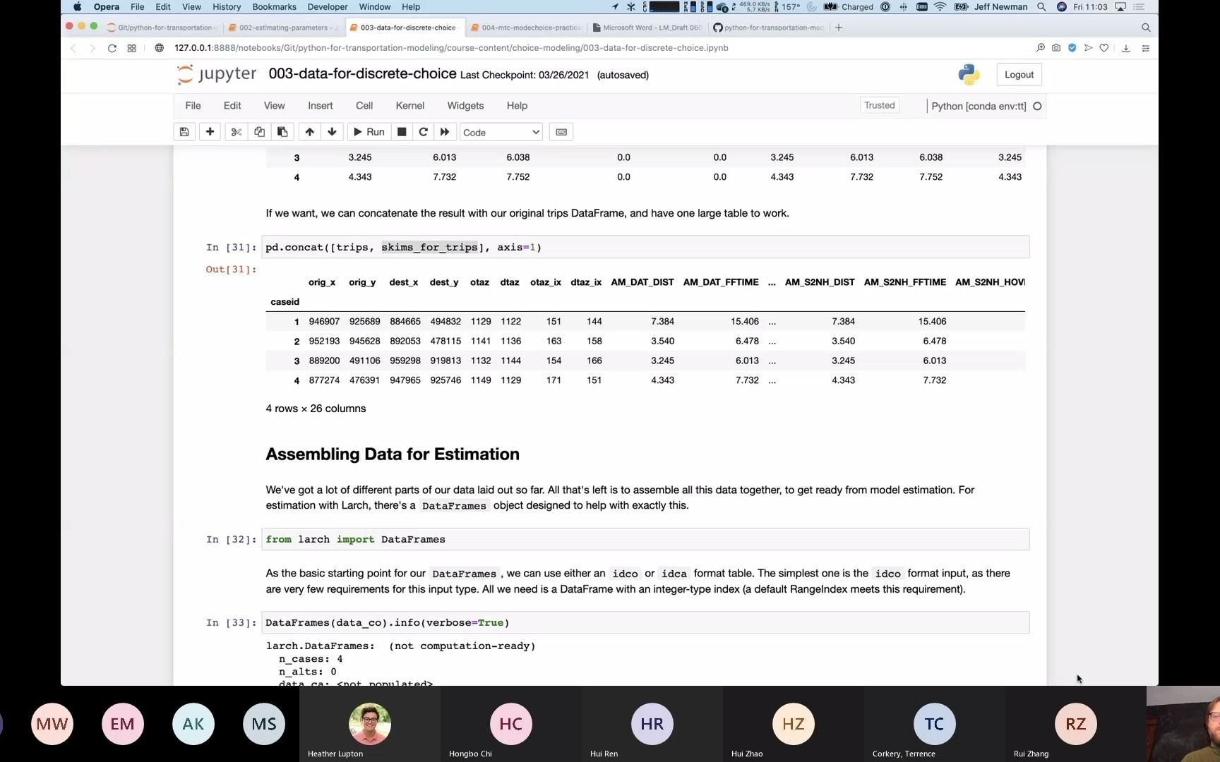 交通规划python训练营: 离散选择模型 Day5