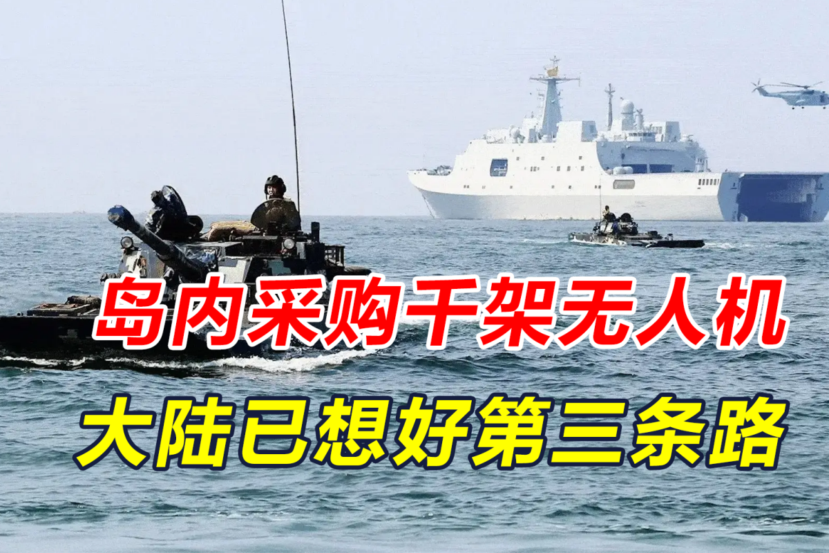 采购千架无人机!岛内吸取俄乌教训,但大陆已悄悄开始第三条路