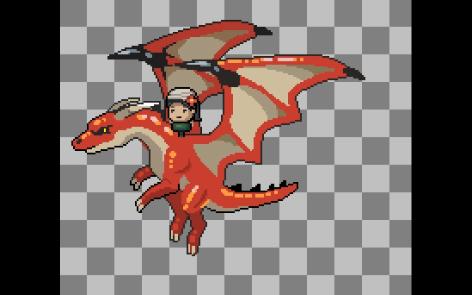 【像素画】龙飞行动画