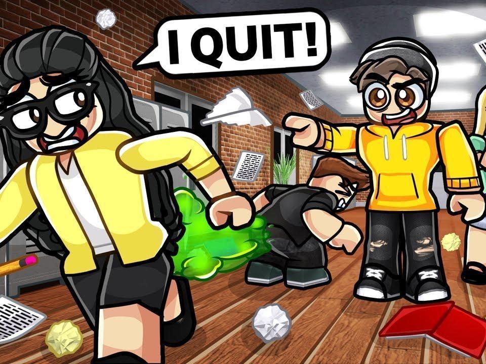 Roblox捣蛋模拟器:在课堂上召唤洪水把老师气走了! #roblox