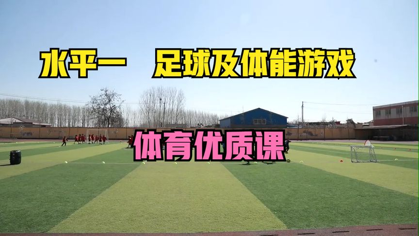 水平一 足球及体能练习——体育优质课