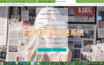 小猫咪邮件发送系统(源码在评论区)
