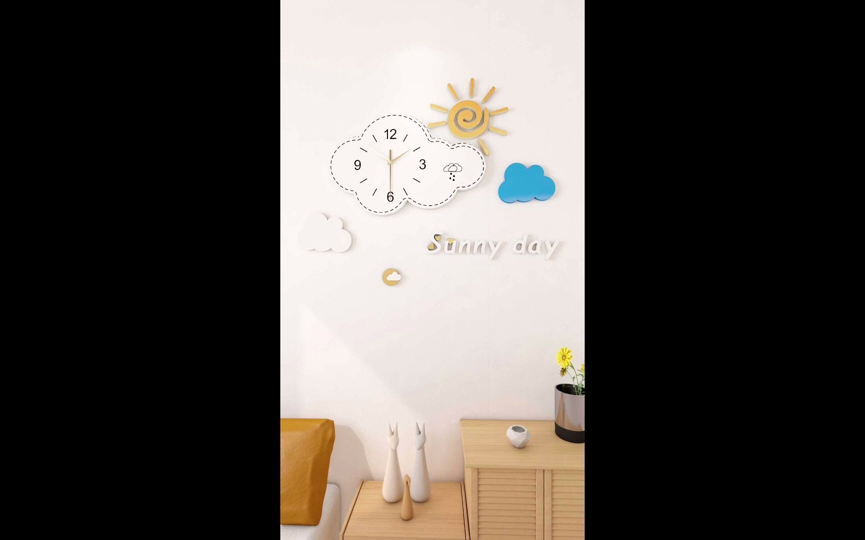 C4D,云朵钟场景建模渲染