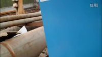 喷锌机 空压机 储气罐现场安装调试视频
