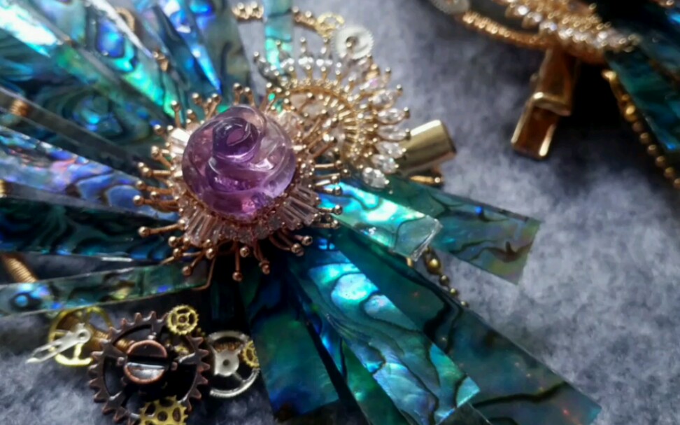 过去、现在与未来概念风仪表盘发夹咸鱼手工UP新作