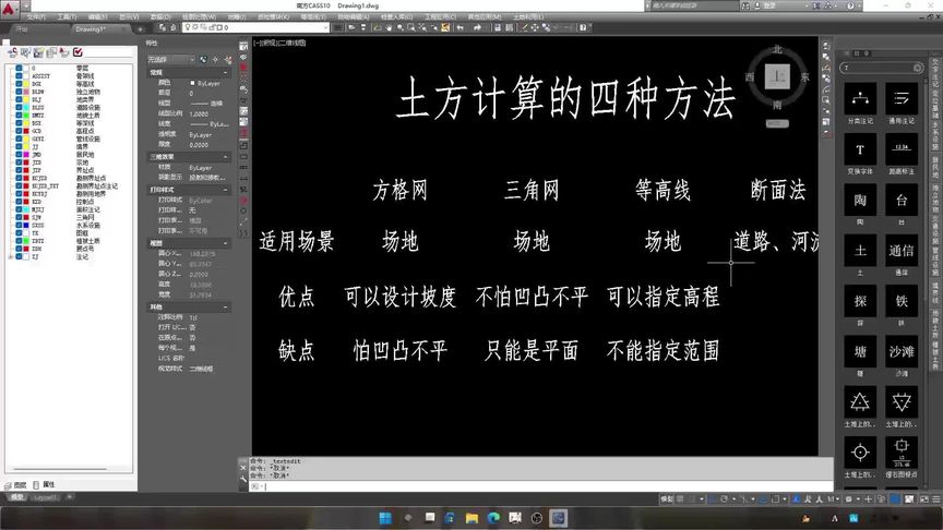 方格网、三角网、等高线三种土方计算法的适用场景和优缺点