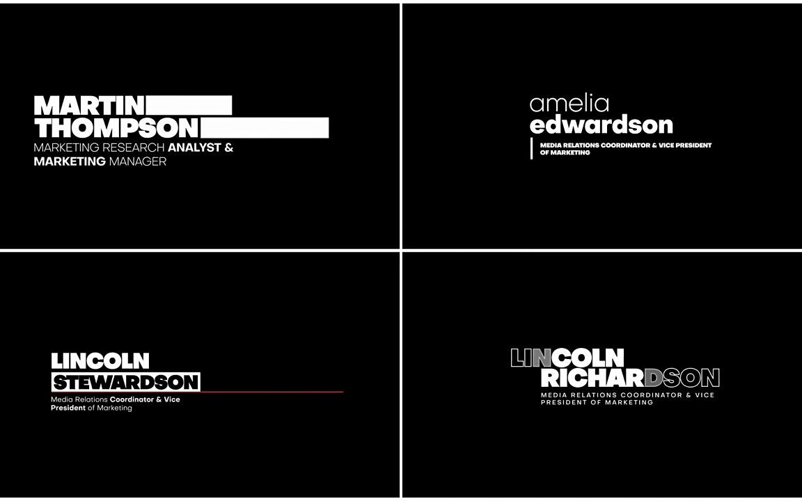 PR模板-100组文字标题字幕条排版动画