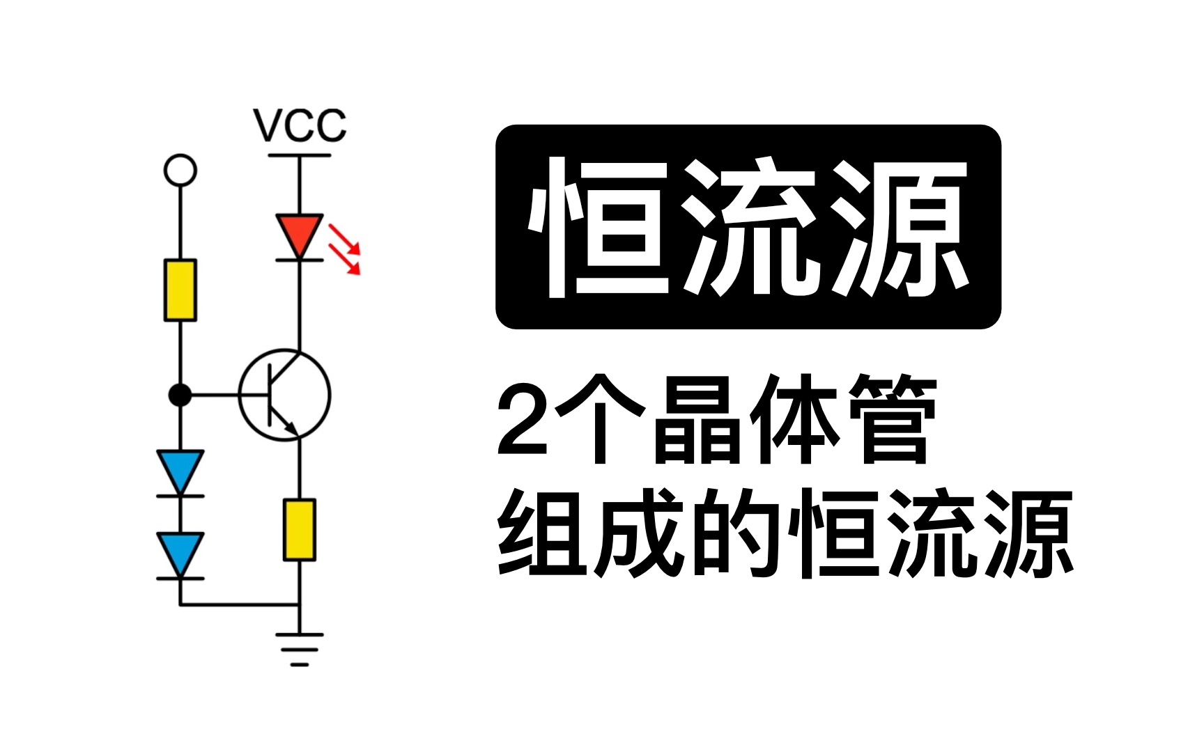 LED灯为何需恒流驱动?恒流源的工作原理?