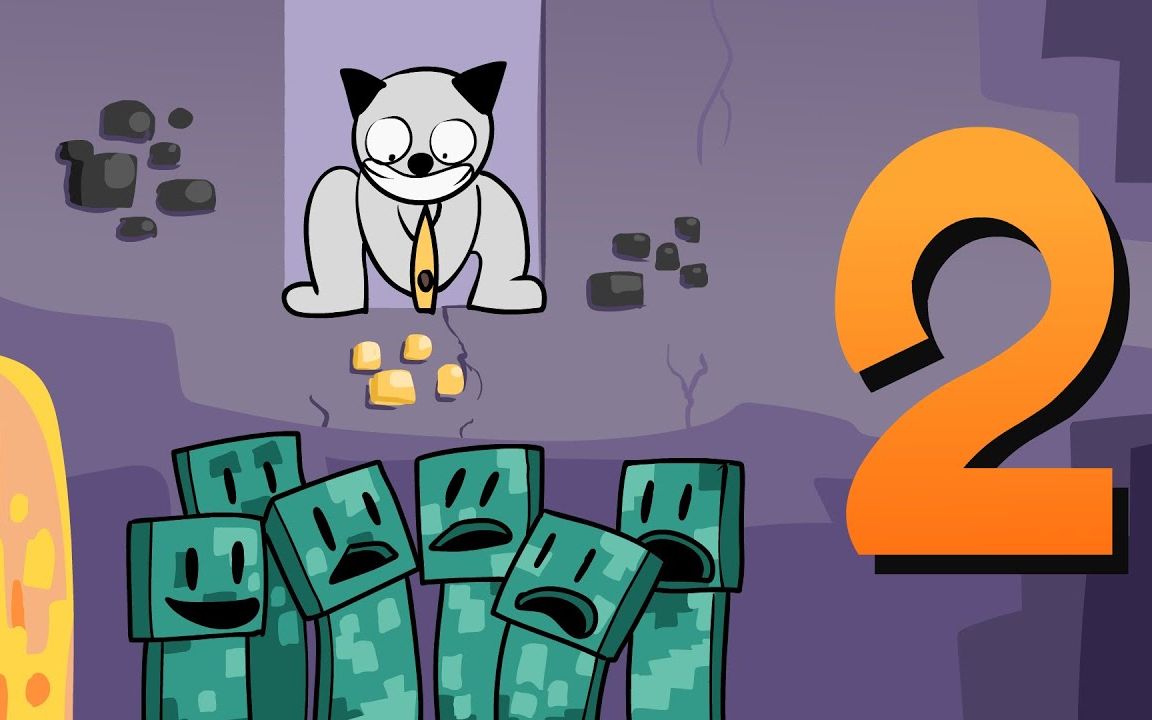 【Alex Crish/渣译】重制版 MC新手动画 EP.2 挖矿