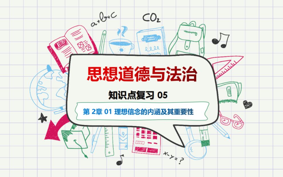 《思想道德与法治》知识点05 第二章 01理想信念的内涵及其重要性
