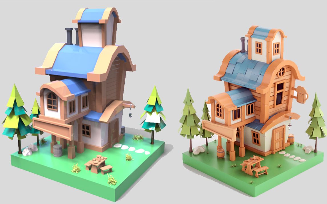 【3dmax教程】3dmax场景建模房子建模零基础教程