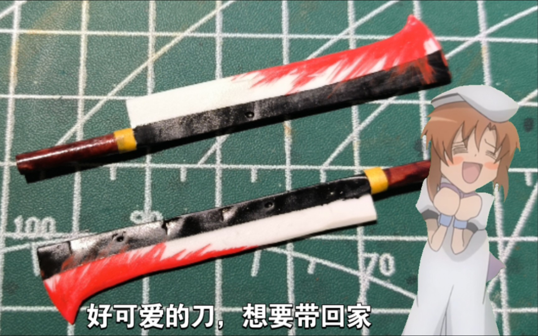 模型教学/教你如何利用废弃流道制作1:12大小的《寒蝉鸣泣之时》同款...