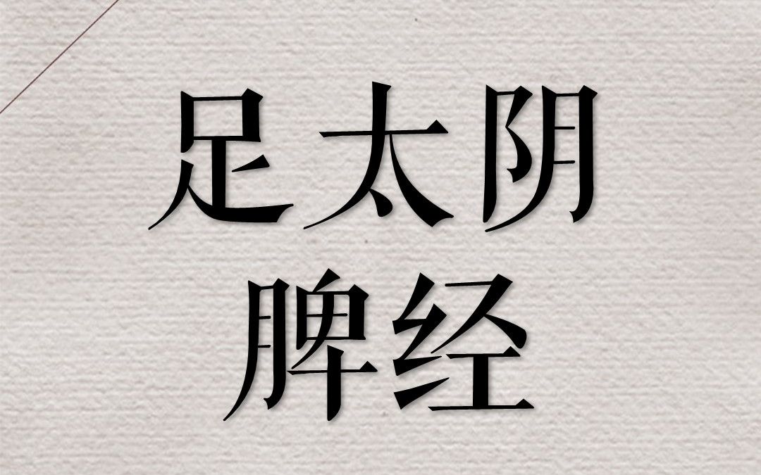 足太阴脾经——穴位定点图解