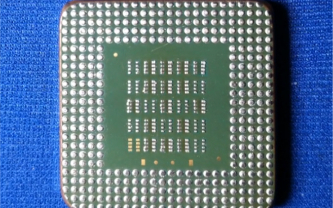 手工打磨CPU,可当挂件