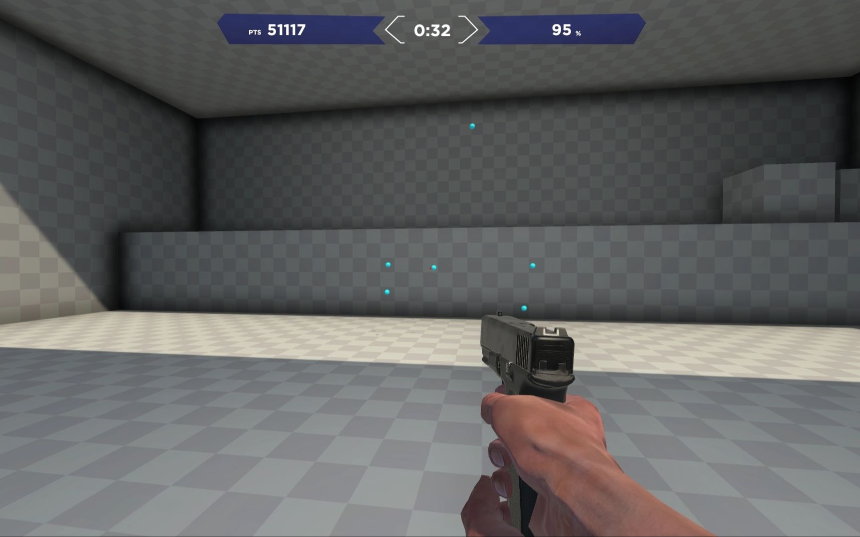 aimlab六目标射击10w分