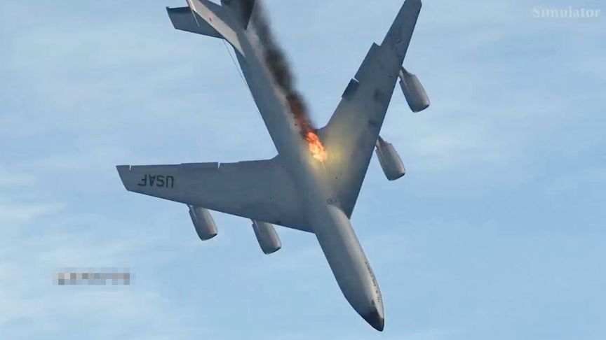 飞行员视角体验驾驶故障飞机 失速迫降坠毁 数字战斗模拟