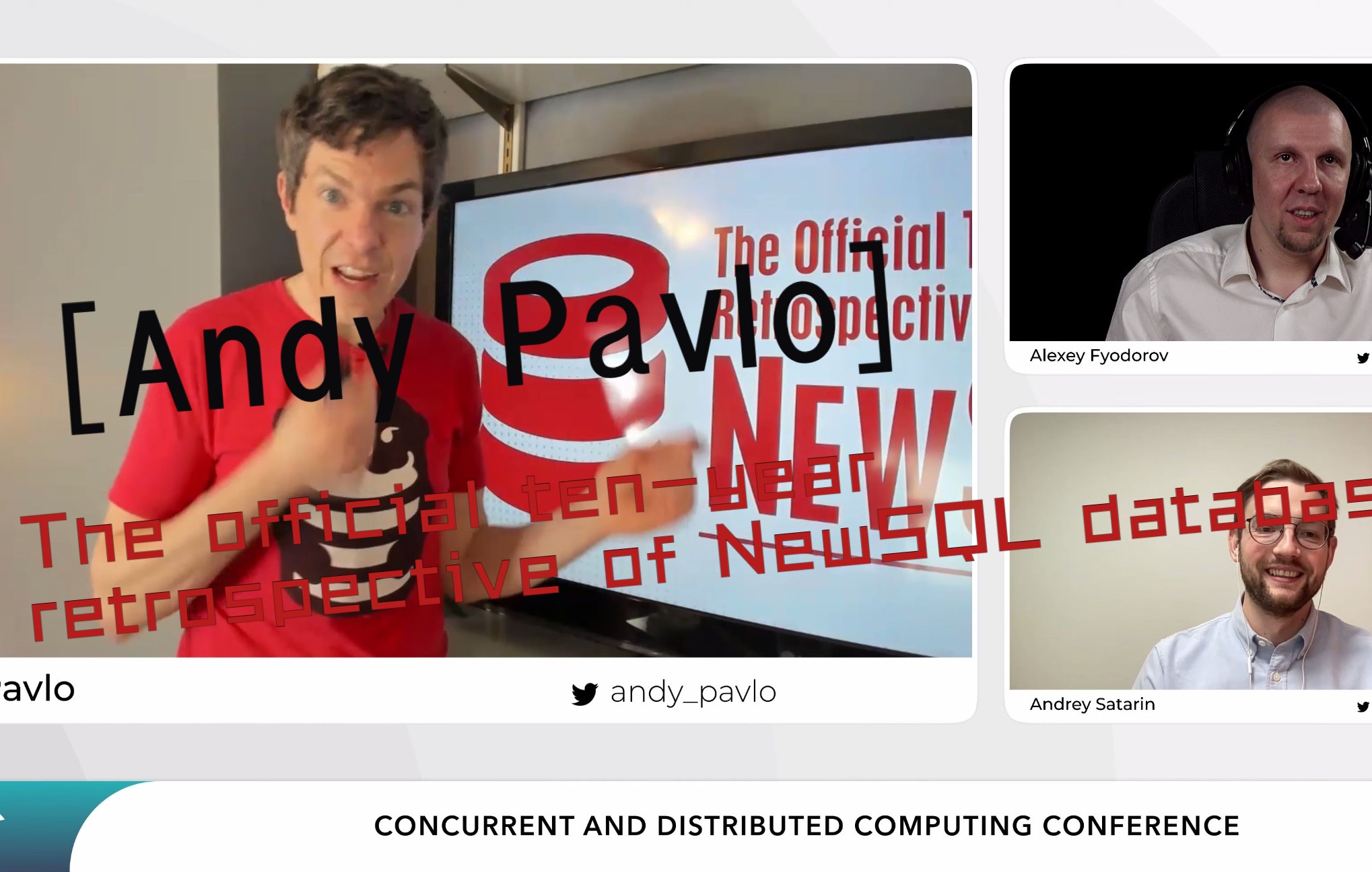 Andy Pavlo — The official ten-year retrospective of NewSQL databases