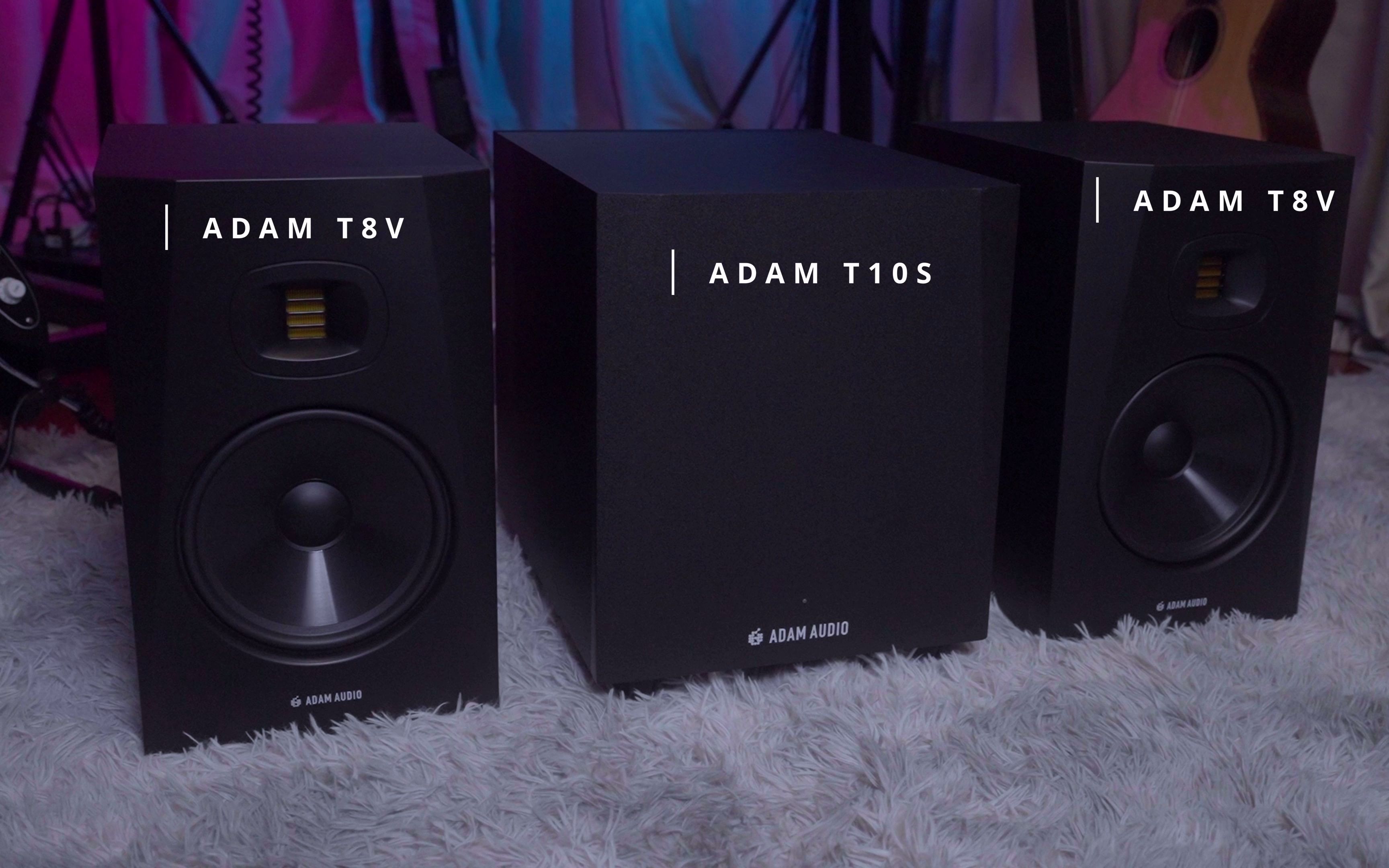 ADAM T8V和T10S监听音箱介绍与测试,这是你能买到的最便宜2.1监听...