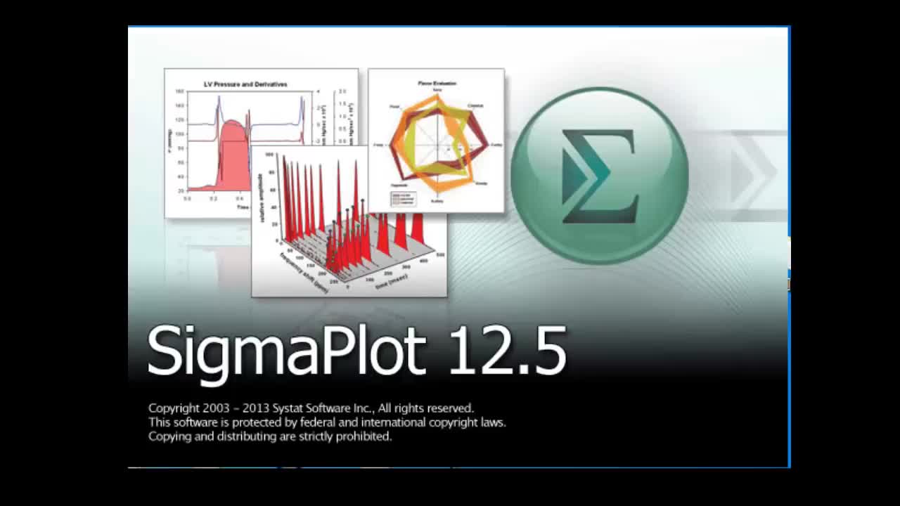 sigmaplot 12.5 教学视频 上(001~100p)