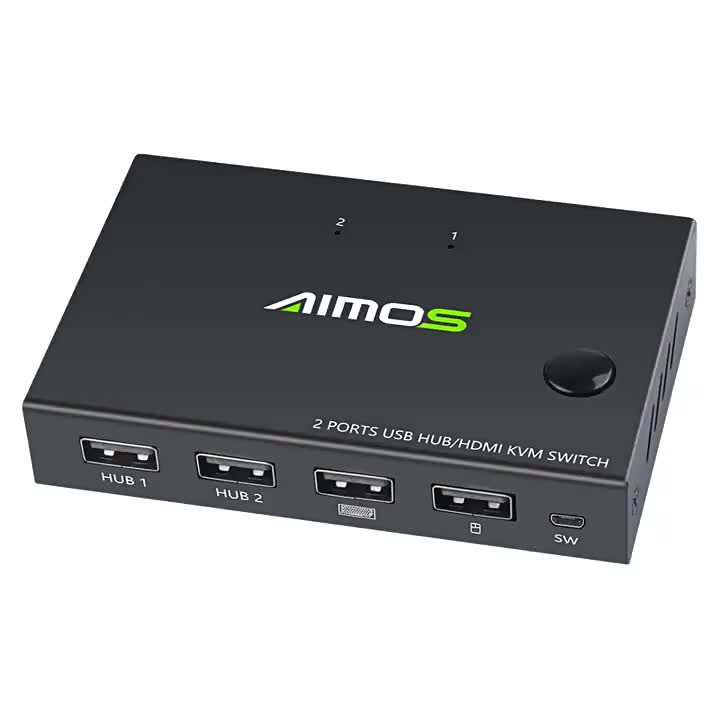 hdmi kvm 2进1出切换器4k hdmikvm切换器 usbhub usb