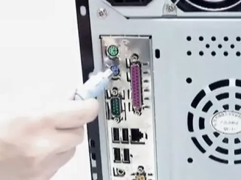 11-键盘鼠标线的连接--电脑维修视频教程QQ453100829