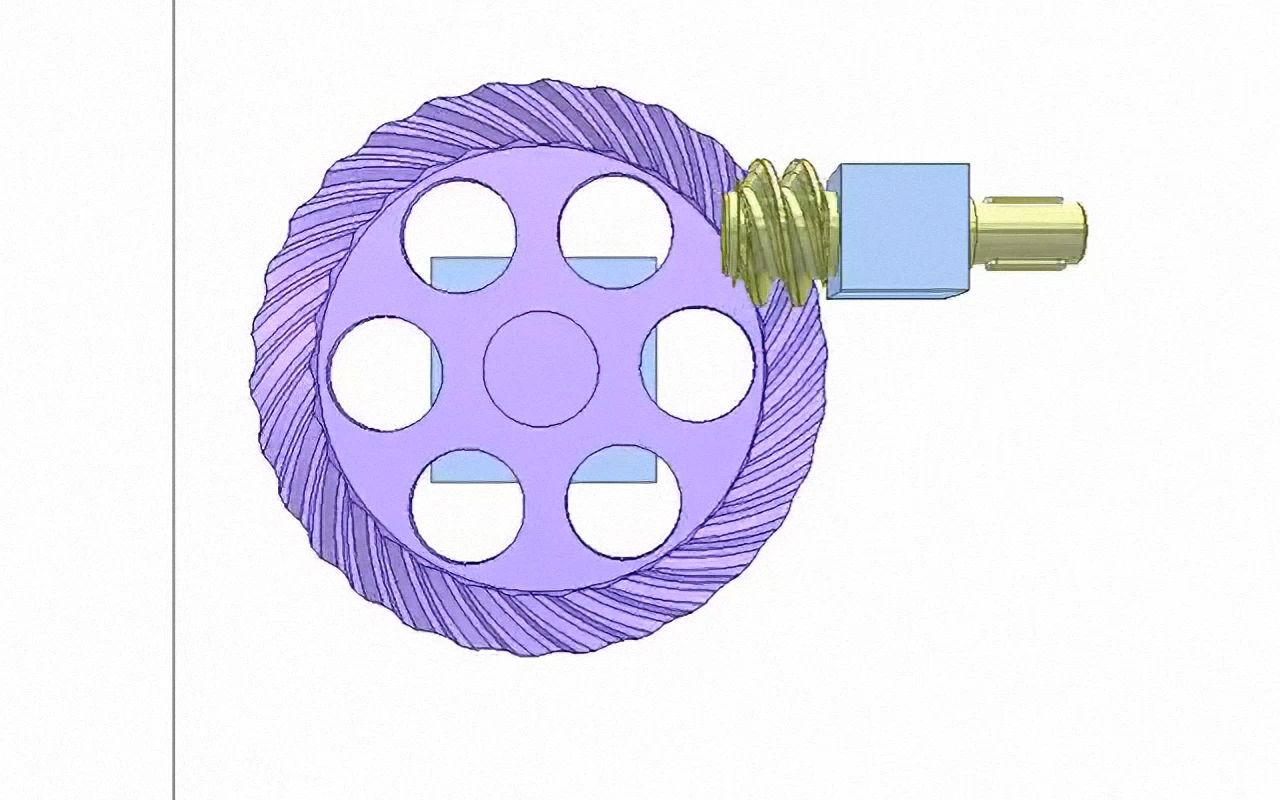 蜗杆和面齿轮传动02