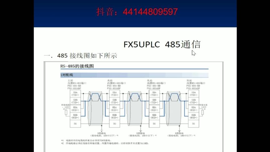 第210节:Fx5u的485通信如何设置?