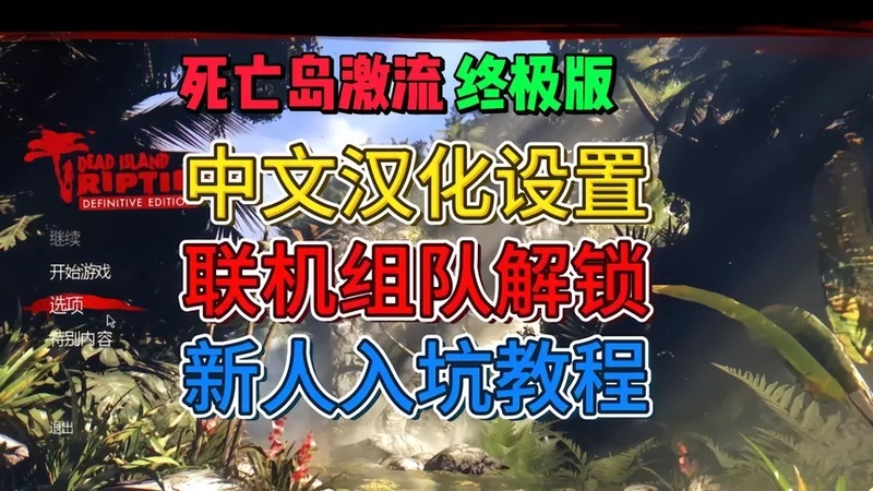 入坑必备 死亡岛激流终极版汉化补丁使用+如何邀请好友教程