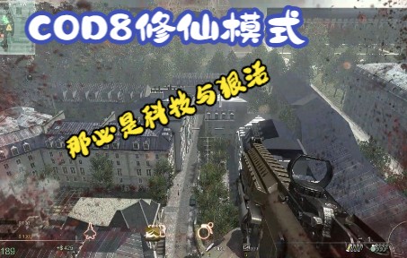 用了修改器使命召唤8就有了仙侠游戏的既视感