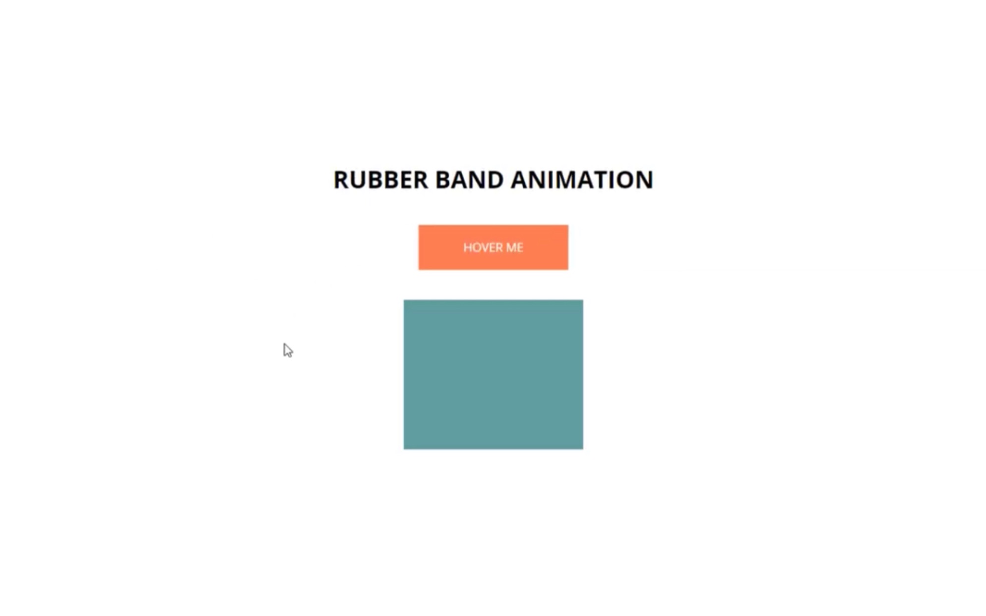 animate css 橡皮筋动画效果
