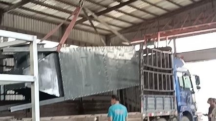 SNCR+SCR联合脱硝工艺设备,生产制造完成,装车发唐山