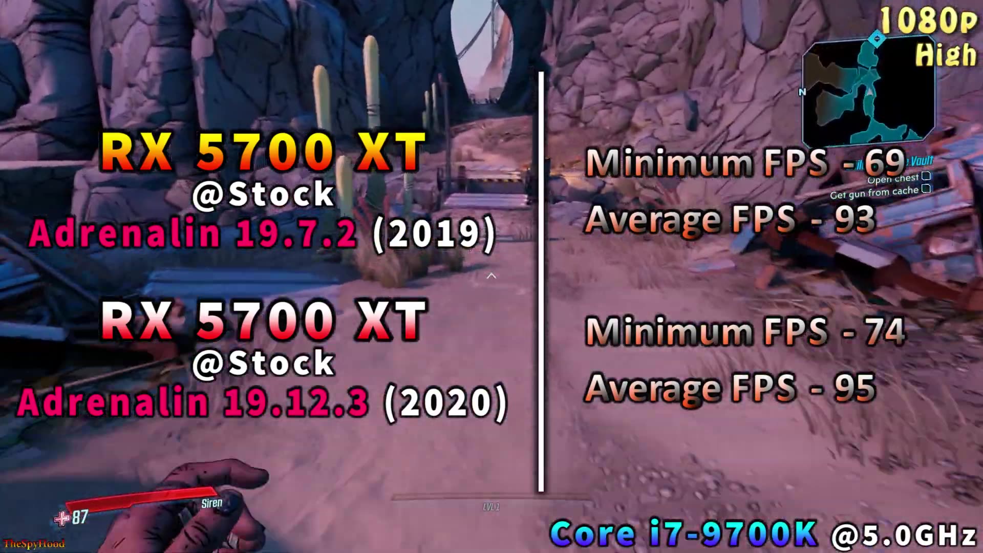 新驱动 2020 (Adrenalin 19.12.3) vs 老驱动 2019 (Adrenalin 19.7.2) on ...