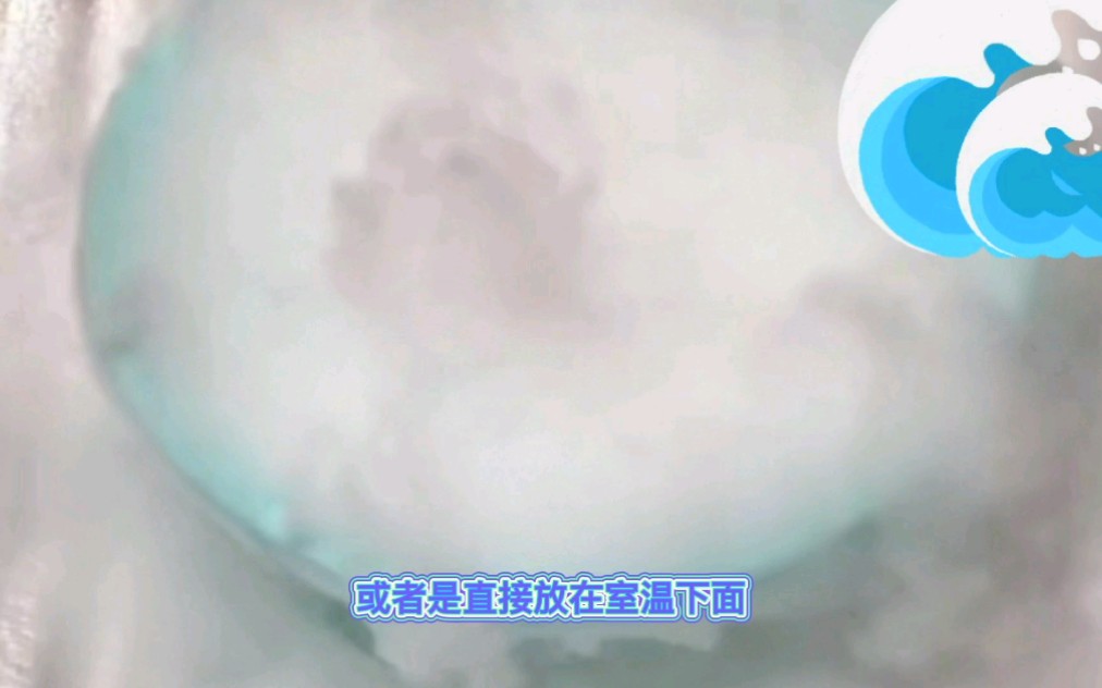 一个有趣的科学现象~分析讲解干冰放到水里会冒烟的原理+干冰的用途~