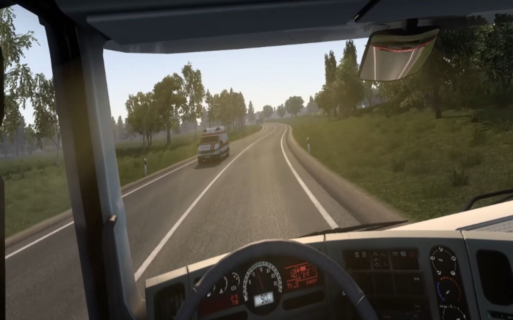 欧卡VR第一视角,阳了之后感觉也只能跑跑欧卡养养身了