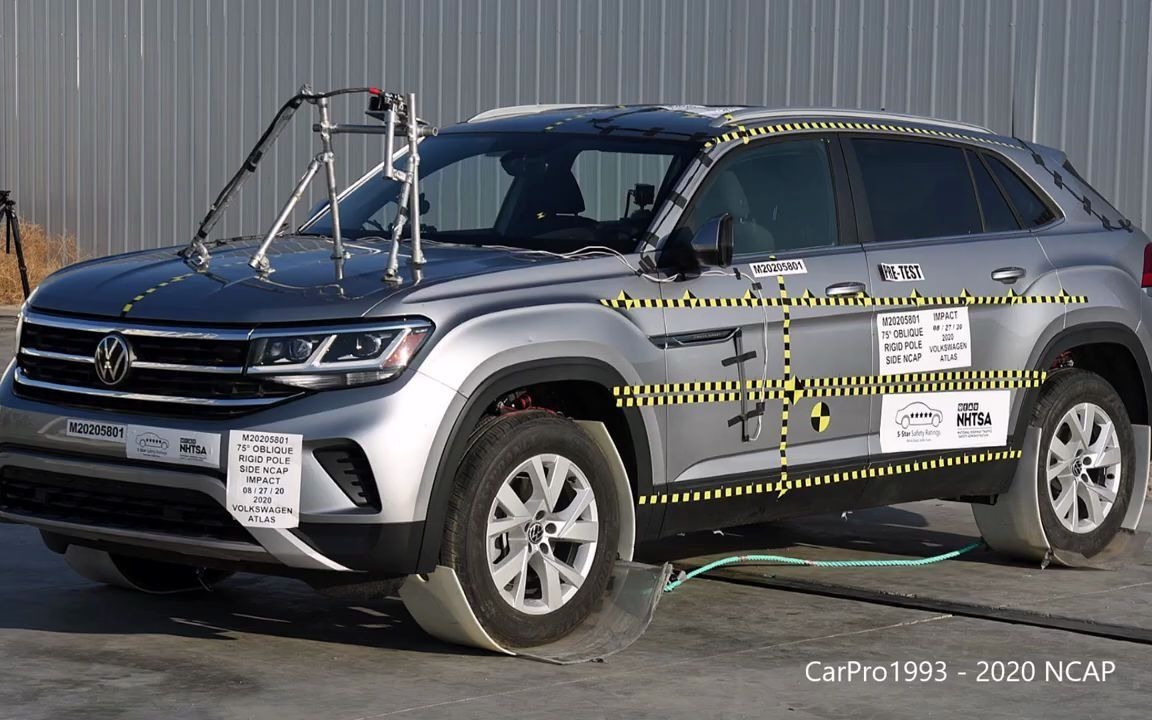 2020款 大众 途昂 美国NHTSA碰撞机构 全面测试