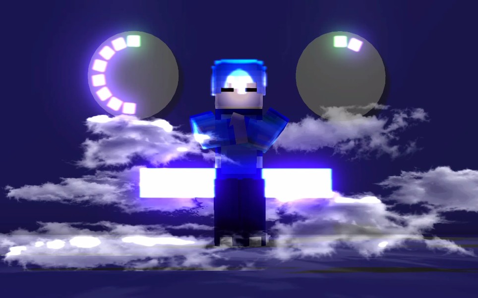 方块人,但是会跳舞