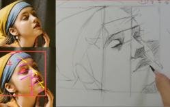【素描教程简单学】美院老师让你轻松学会画欧美女生(一)--素描零...