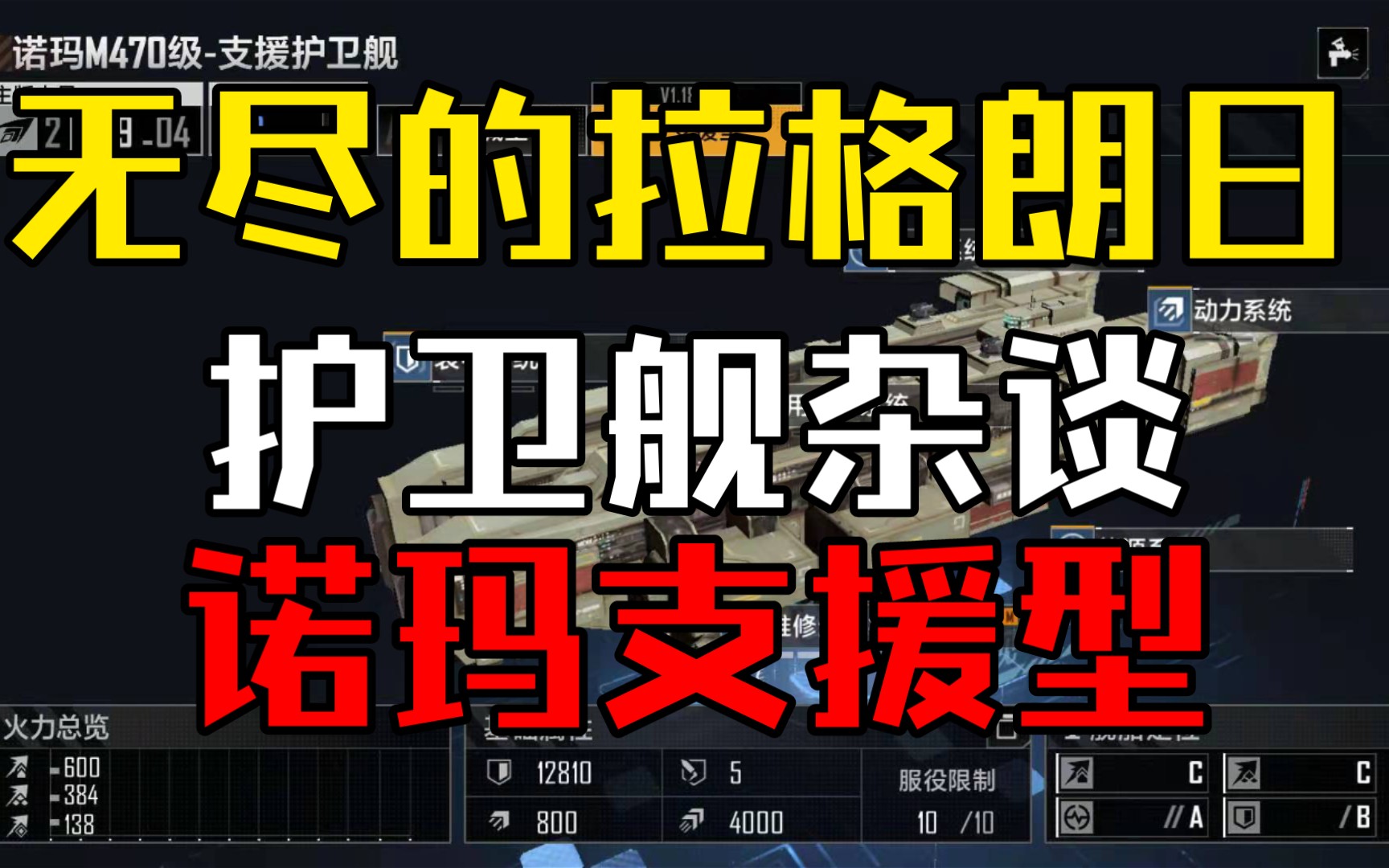 无尽的拉格朗日护卫舰杂谈2期 诺玛支援型 (友情鸣谢余新宇提供图片...