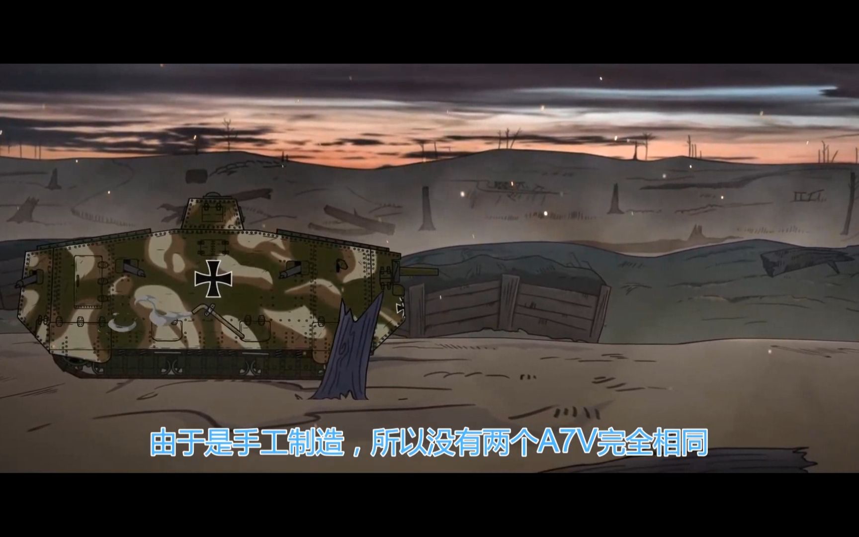 历史动画之德意志德国战车坦克TANK百年进化史具体型号从一战到现代