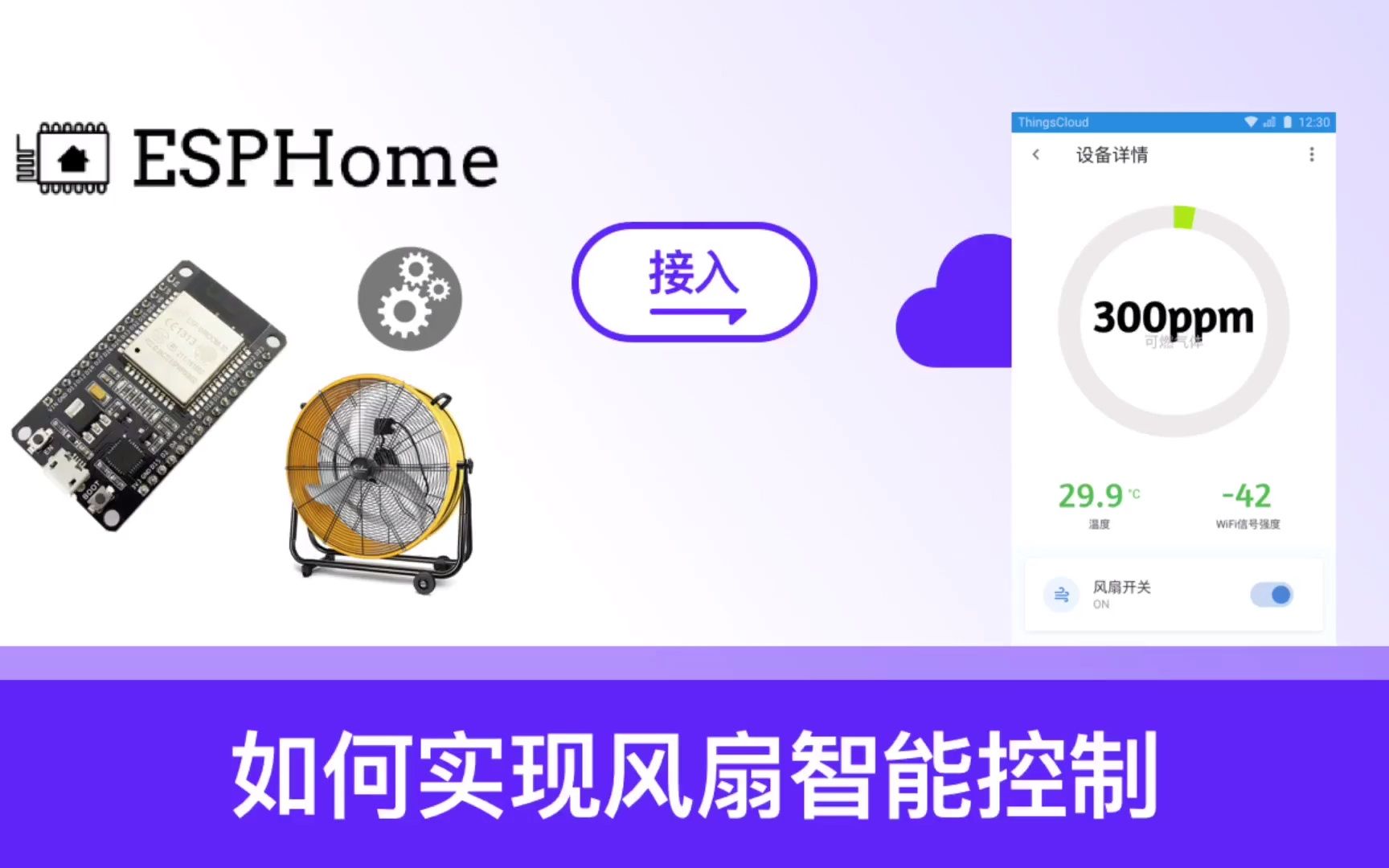 ESPHome ESP32 如何实现风扇智能控制