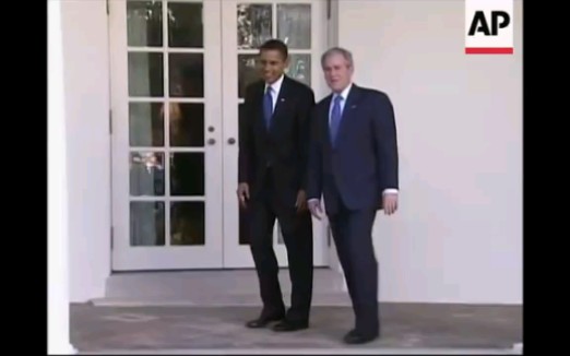 美国总统权力交接仪式(克林顿—小布什—奥巴马)