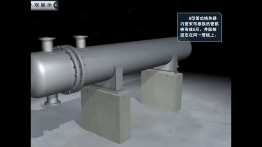 化工单位操作:U型管式换热器工作原理