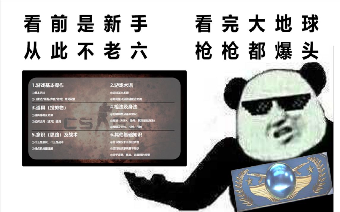 [CSGO]萌新/小白/新手必看教学大合集!零基础入门!csgo基本知识(常识...