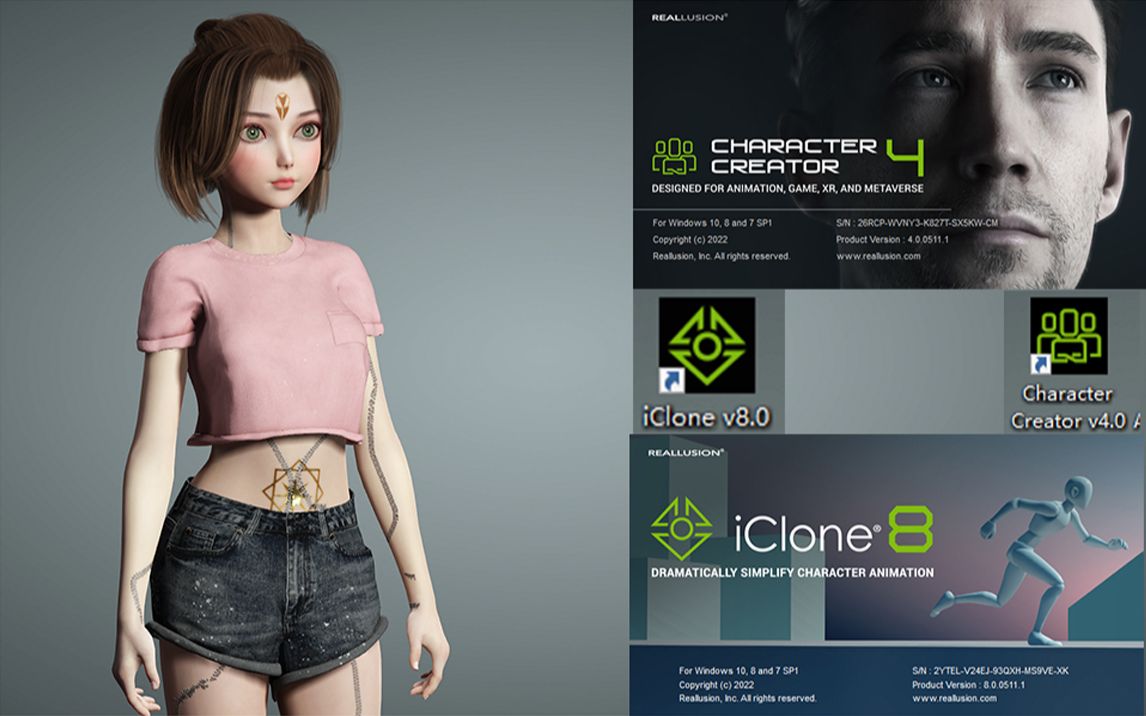 全新iclone8&CC4.0安装到使用教程,持续更新中ing