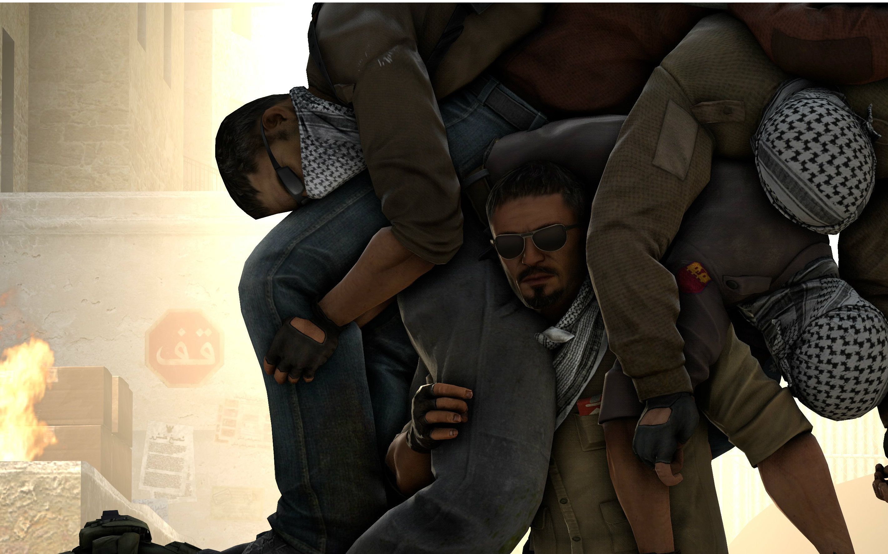 【CSGO】竞技新手开黑,枪法感人,怼死他们
