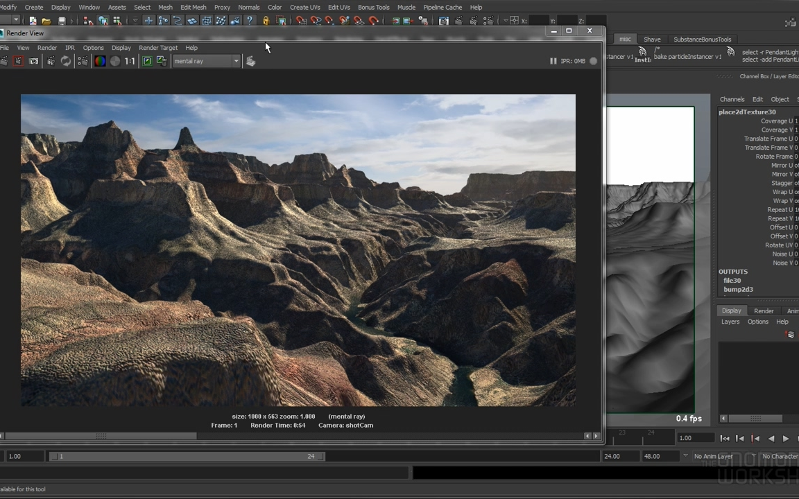 Maya中建立地形(全英文)